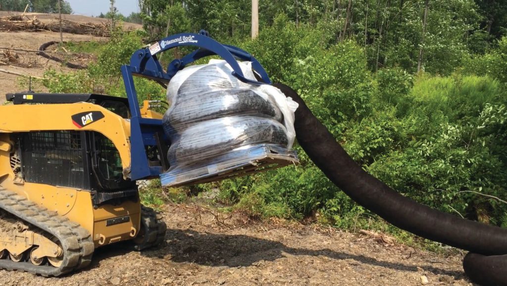 Installation Claw | Hydraulically Powered Claw | Sediment Control | MKB Company